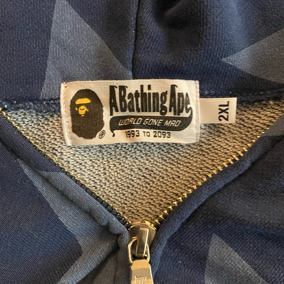 Bape | Shirts | Bape Sta Pattern Zip Up Hoodie | Poshmark